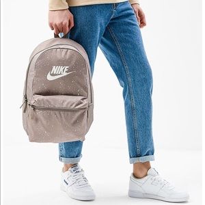 Nike | Bags | Nike Heritage Backpack Print Beige Unisex | Poshmark